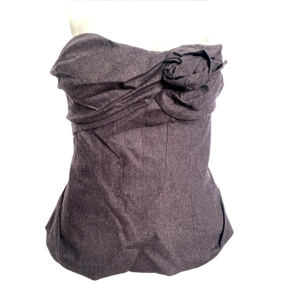 Louis Vuitton | Tops | Vintage Louis Vuitton Corset Bustier Top Purple ...